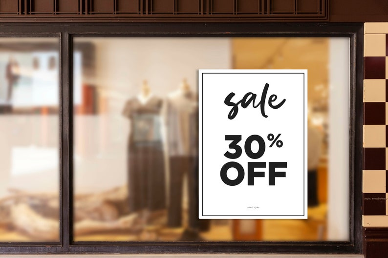 RETAIL SALE Sign Bundle I Download & Print I Store Signs I Posters I ...