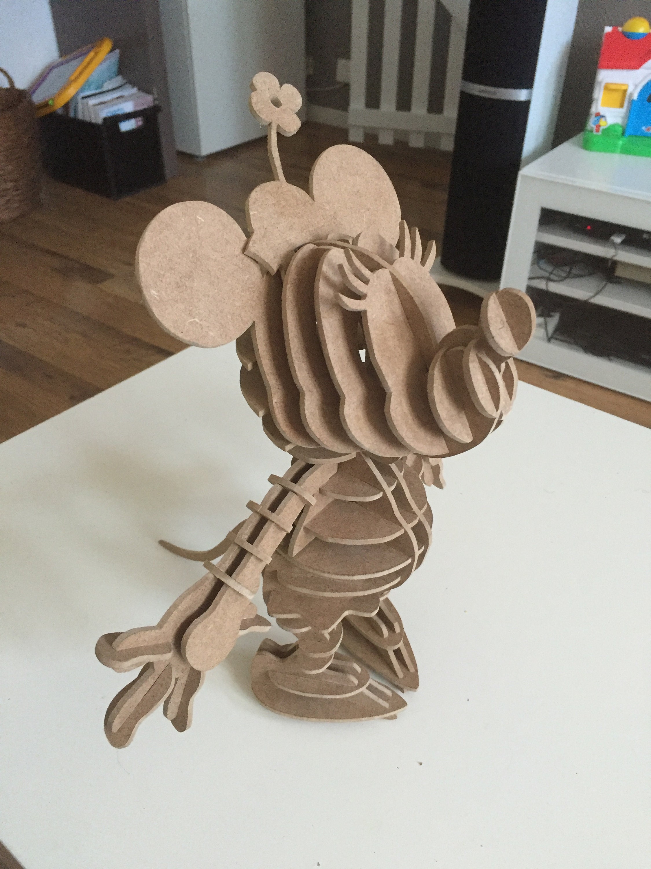 3D Minnie Mouse Vector for Laser Machines, Engraving, Cnc Machines - Etsy