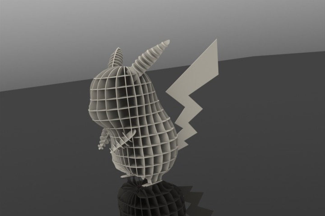 Pokemon Pikachu Vector for Laser Machines, Engraving, CNC Machines - Etsy