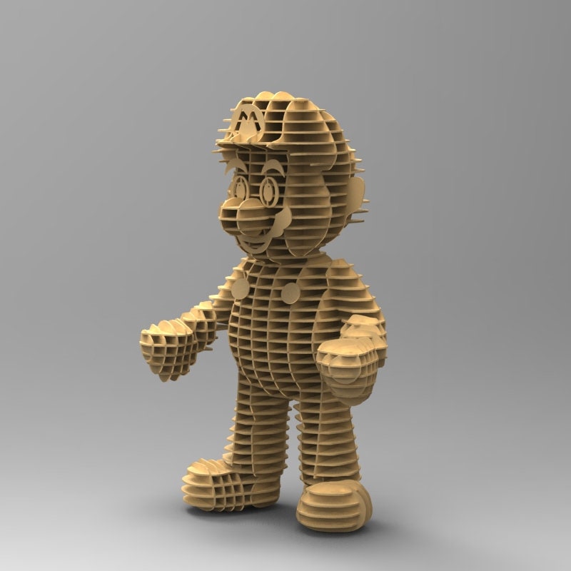 Mario Bross Vector Professional DXF Vectors for Laser Machines ...