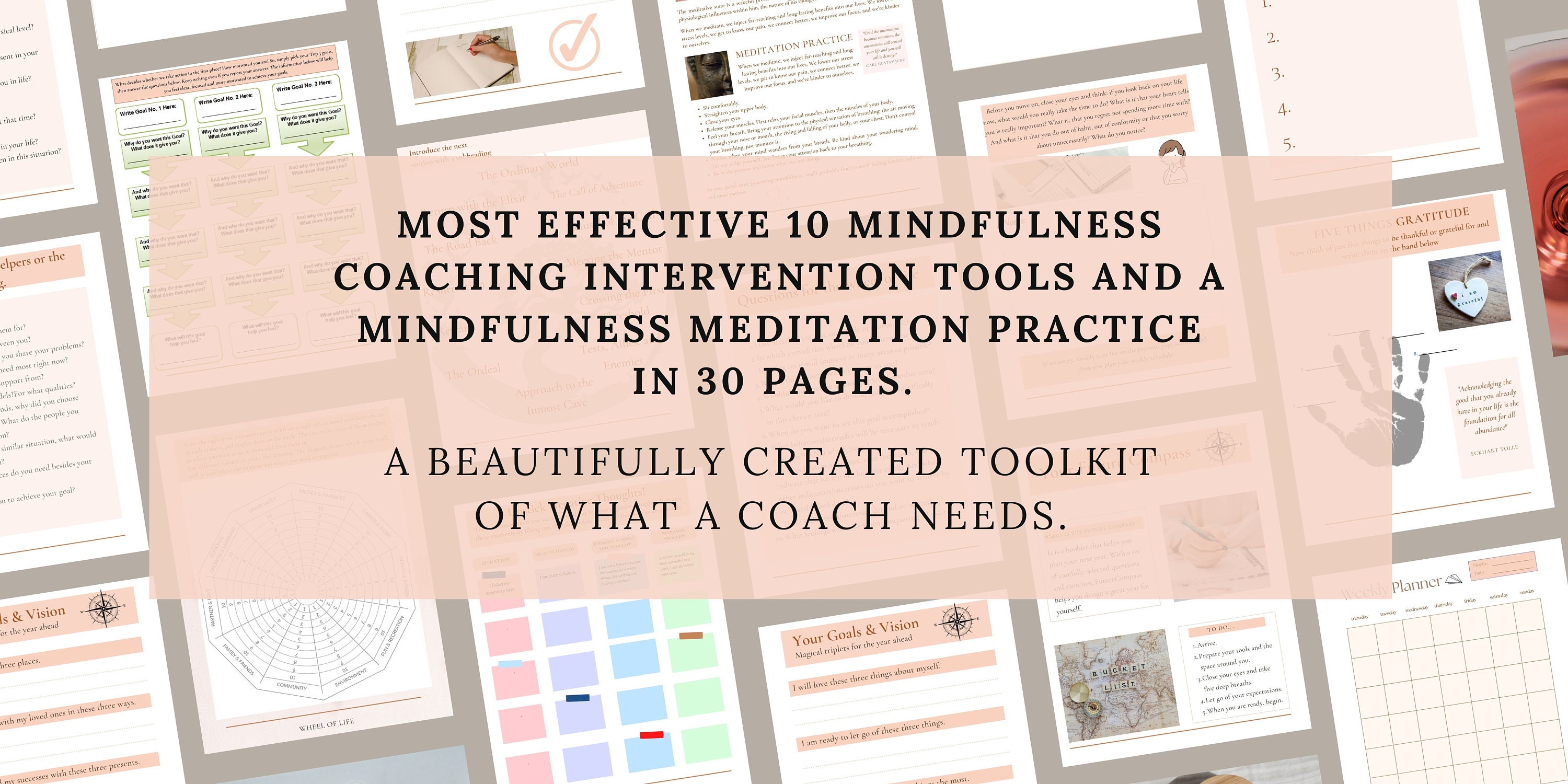 Life Coaching Ultimate Toolkit Life Coaching Worksheets Life Coaching ...