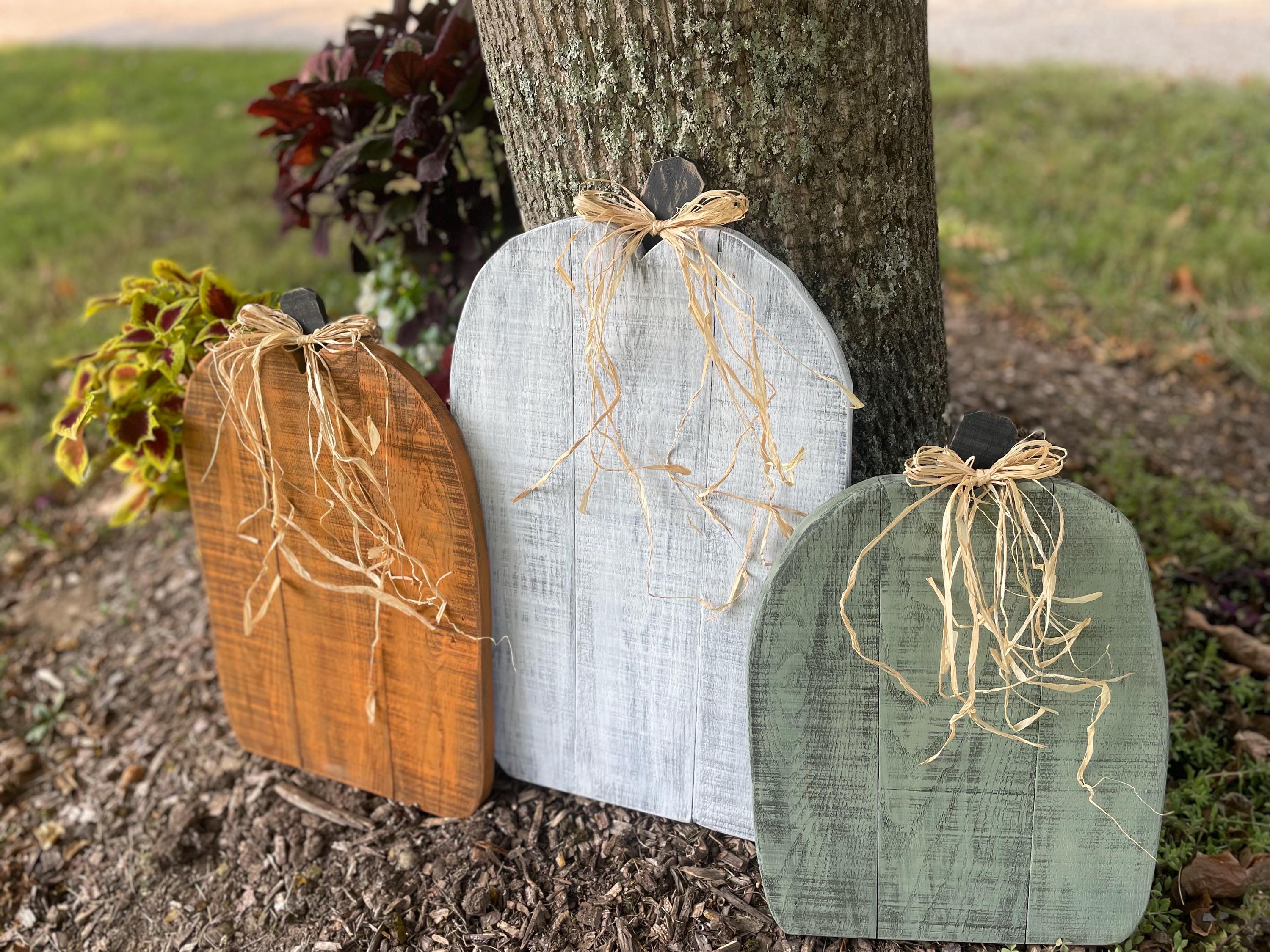 Rustic Reclaimed Wood Outdoor Pumpkin: Primitive Fall Porch Decor - Etsy