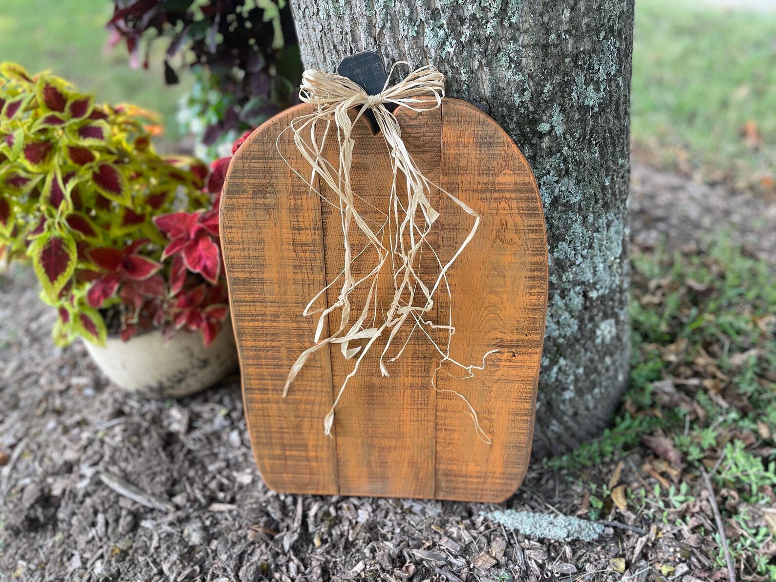 Rustic Reclaimed Wood Outdoor Pumpkin: Primitive Fall Porch Decor - Etsy