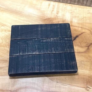 Black Wooden Riser Rustic Wood Decor Bathroom Vanity Kitchen Pedestal ...