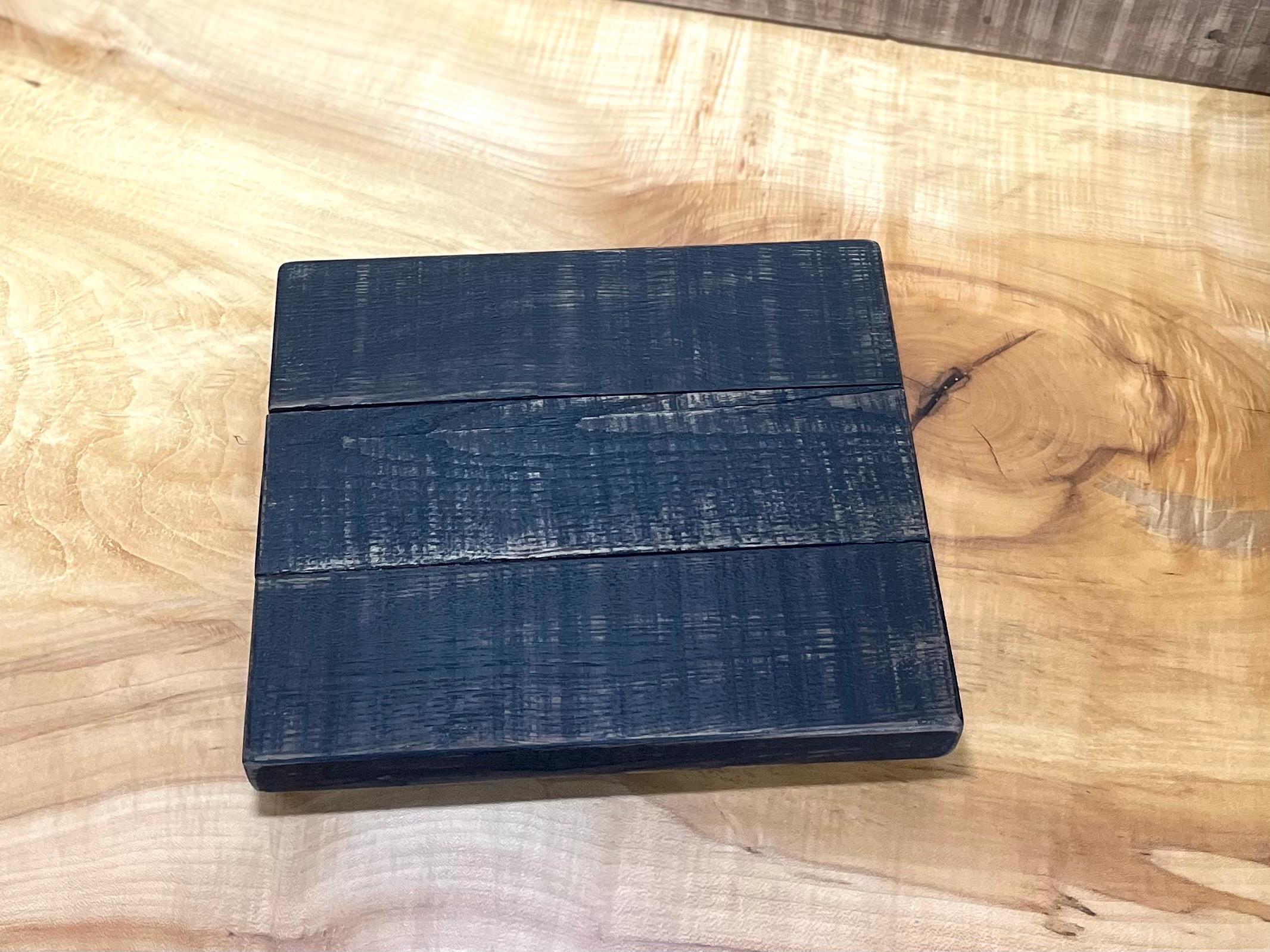 Black Wooden Riser Rustic Wood Decor Bathroom Vanity Kitchen Pedestal ...