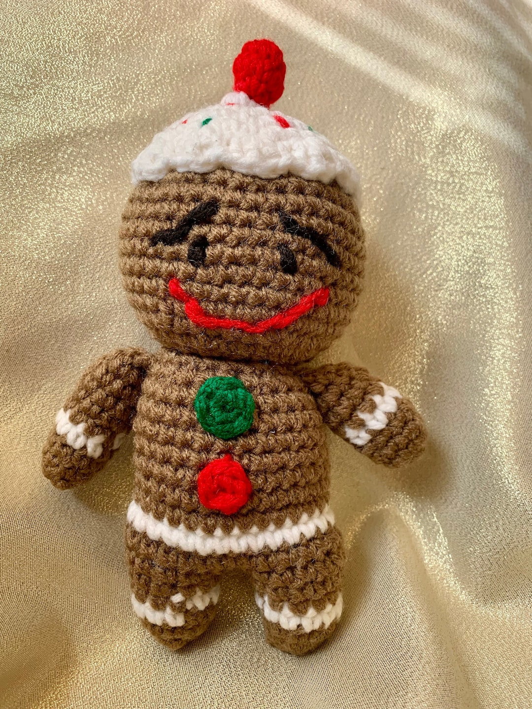 Gingerbread Man Plushie Stocking Stuffer - Etsy