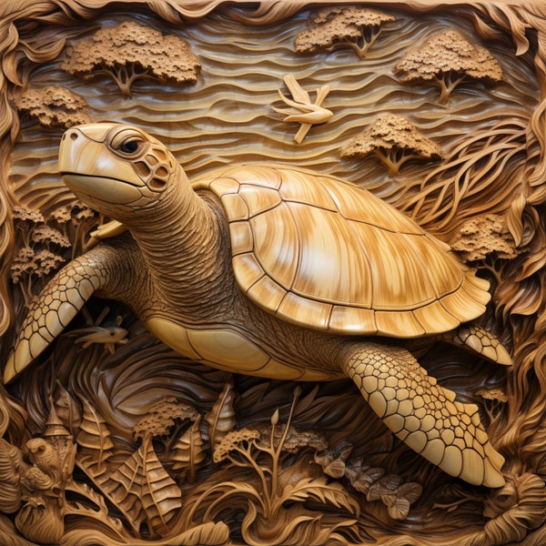 Sea Turtle Laser File - Etsy
