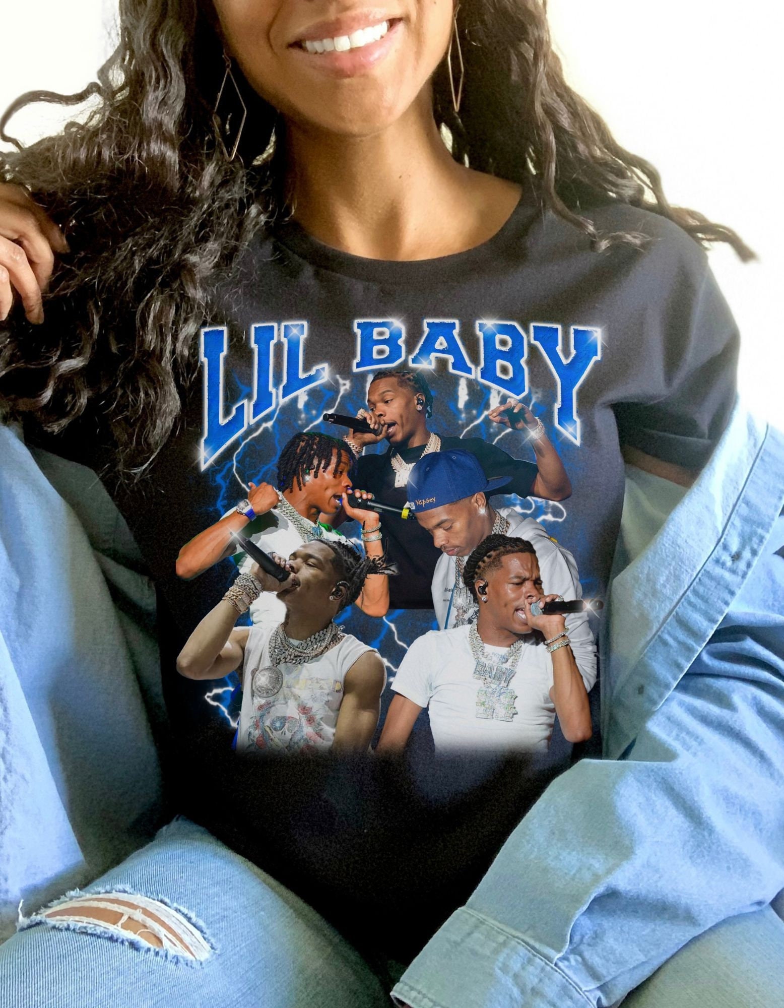 Lil Baby, Lil Baby Tshirt, Vintage Lil Baby Shirt, Retro Lil Baby ...
