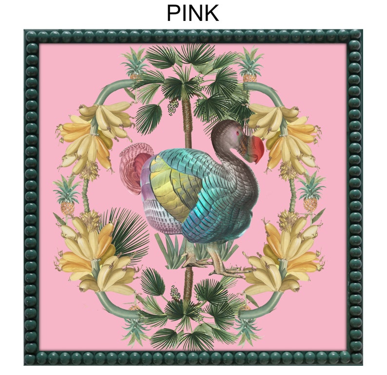 Dodo Bird Print, Tropical Art Print, Banana Print, Original Art, Dodo ...