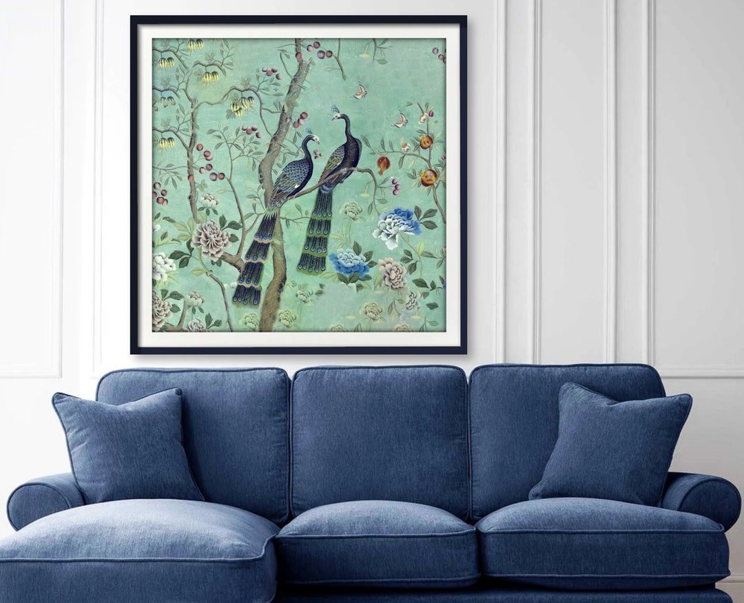 Chinoiserie Art Print Chinese Art Print Embroidery Print - Etsy