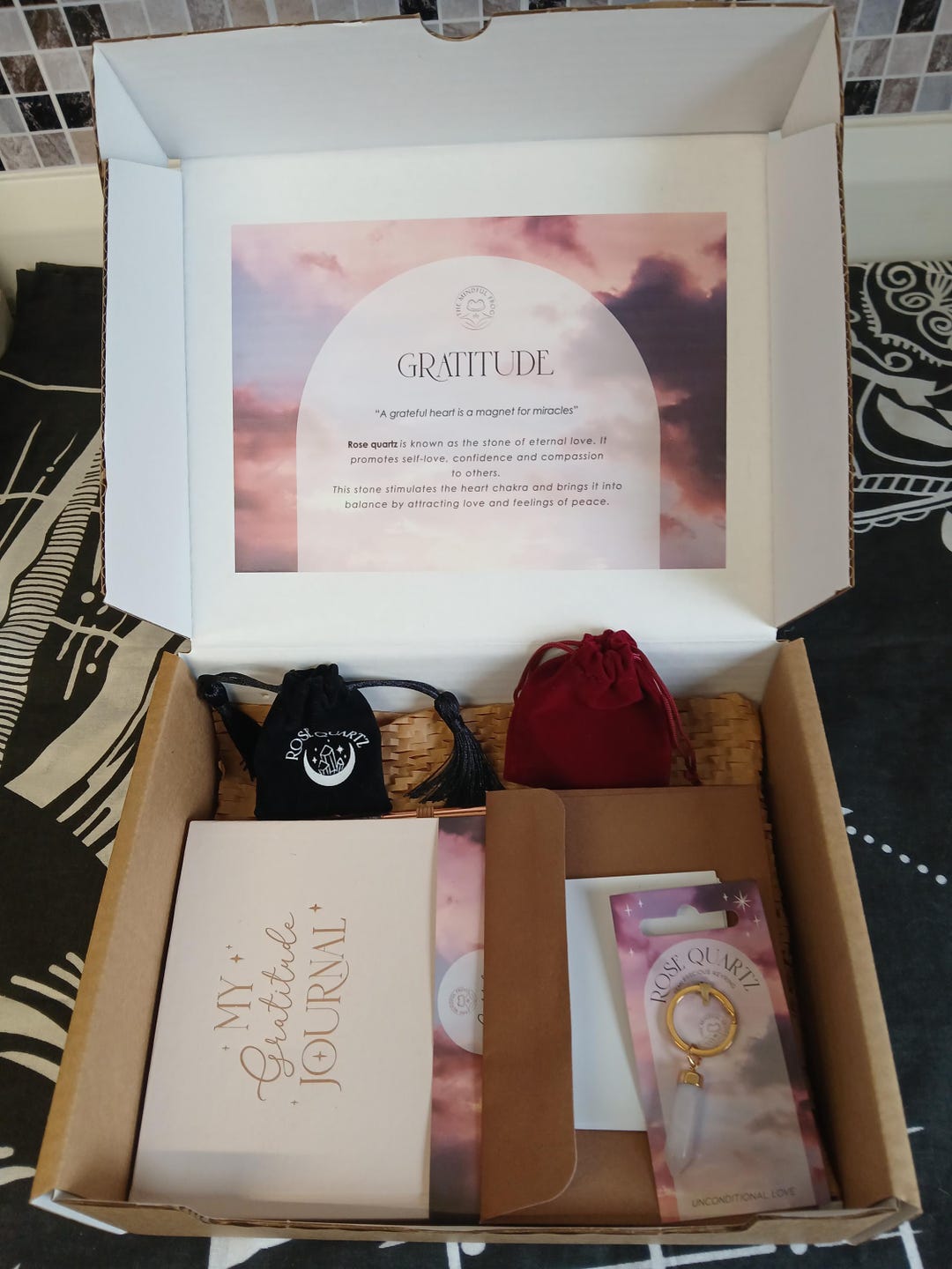 Rose Quartz Gratitude Ritual Box - Etsy