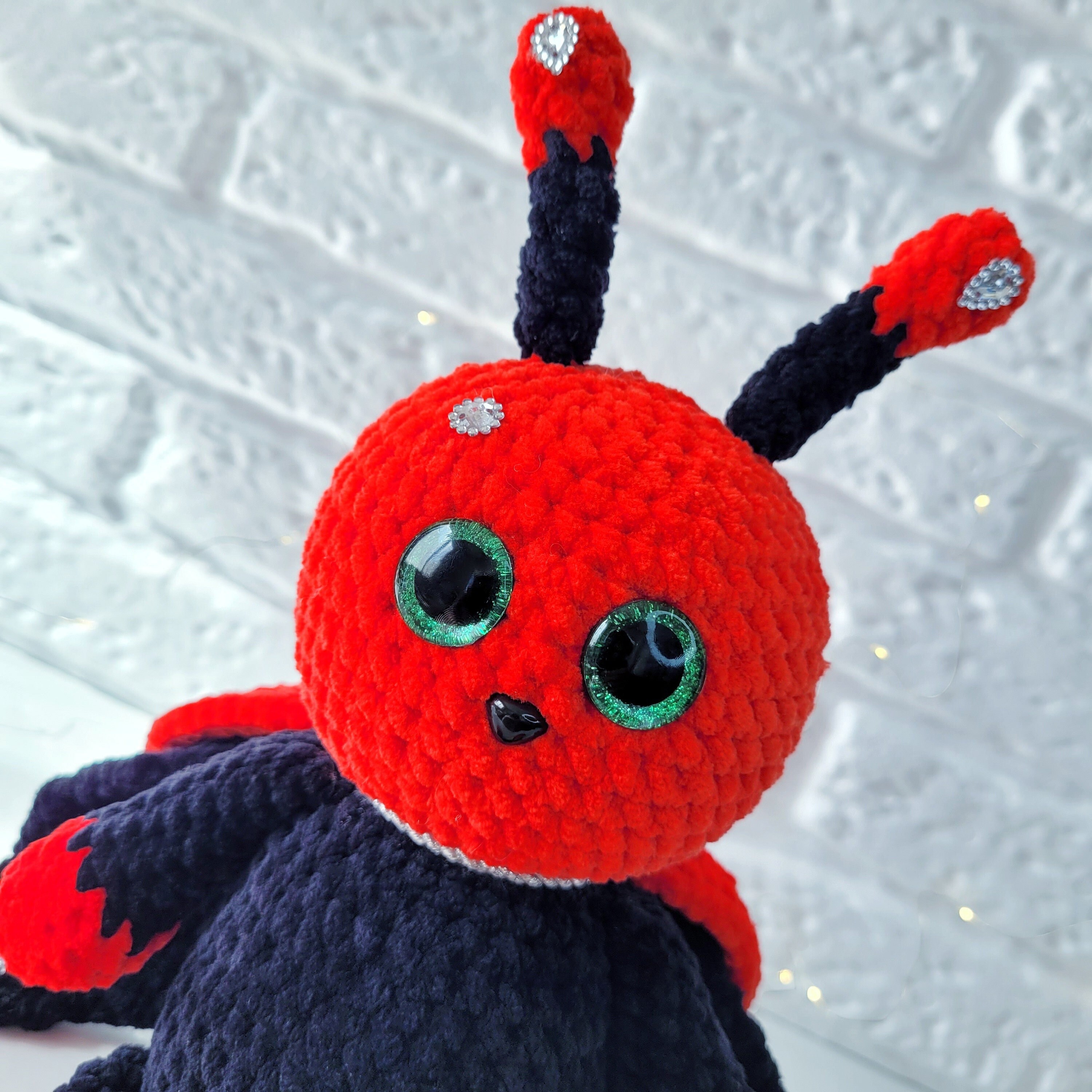 Cute Ladybug Plushie Crochet Toy Beautiful Gift Amigurumi - Etsy