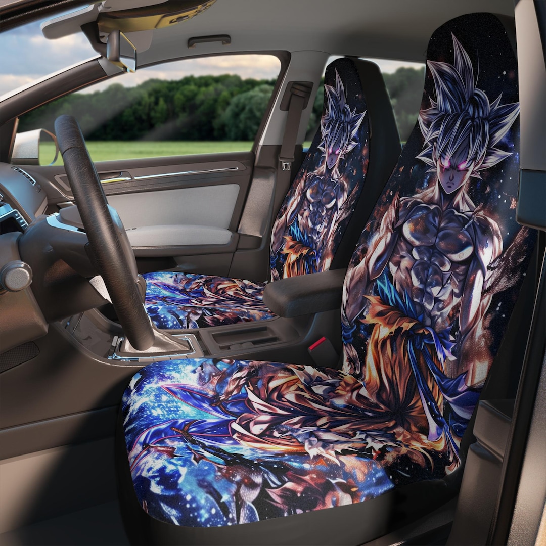 Dragon Ball Z Car Seat Covers, Anime Car Accessories, Gift for Fans ...
