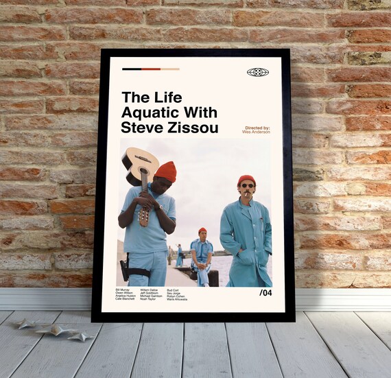 The Life Aquatic Minimalist Poster