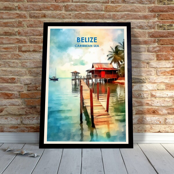 Belize Poster - Etsy