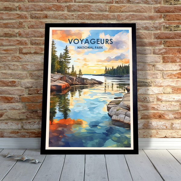 Voyageurs National Park Poster - Etsy