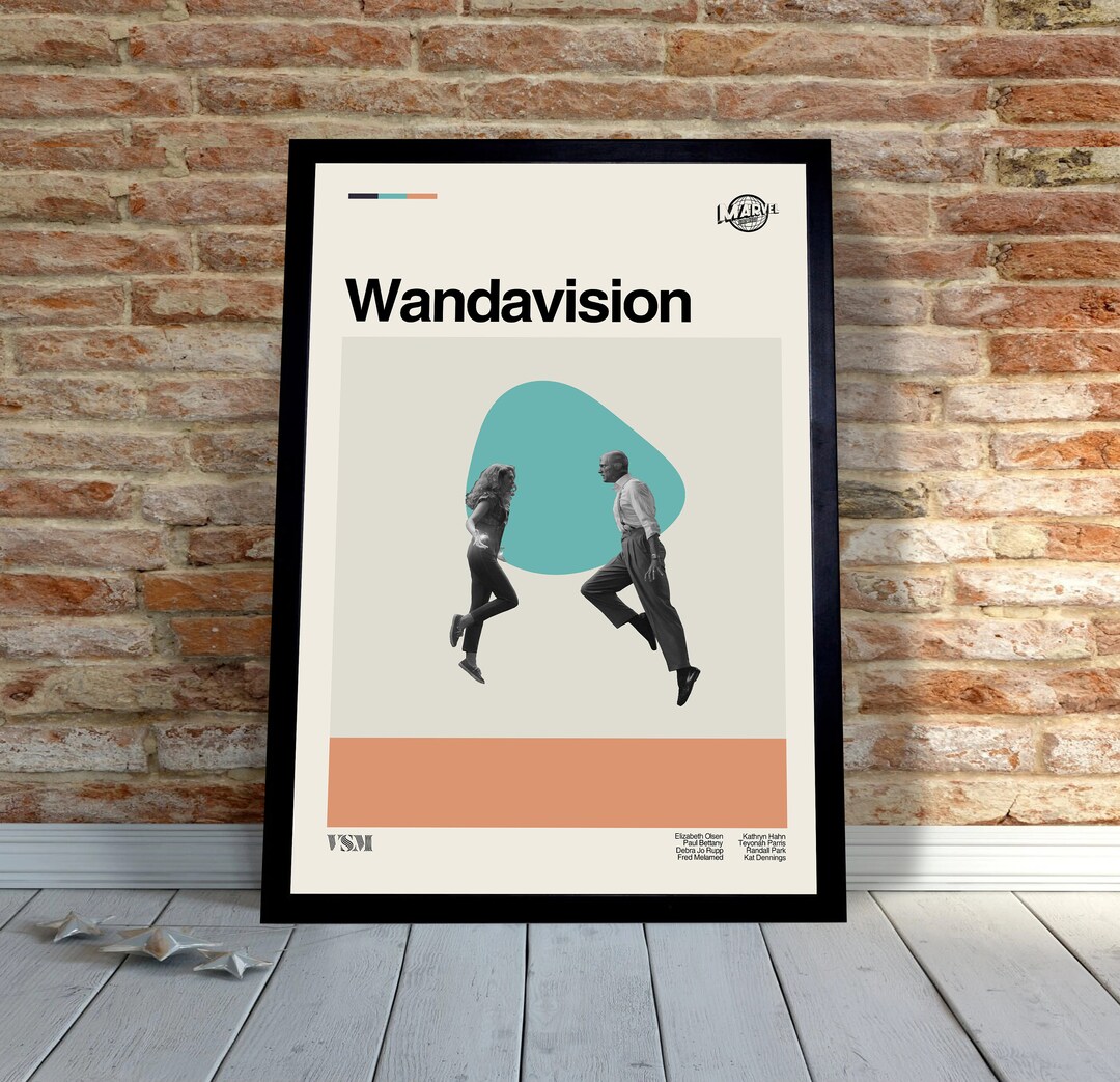 Wanda Vision Movie Poster Elizabeth Olsen Classic Poster - Etsy