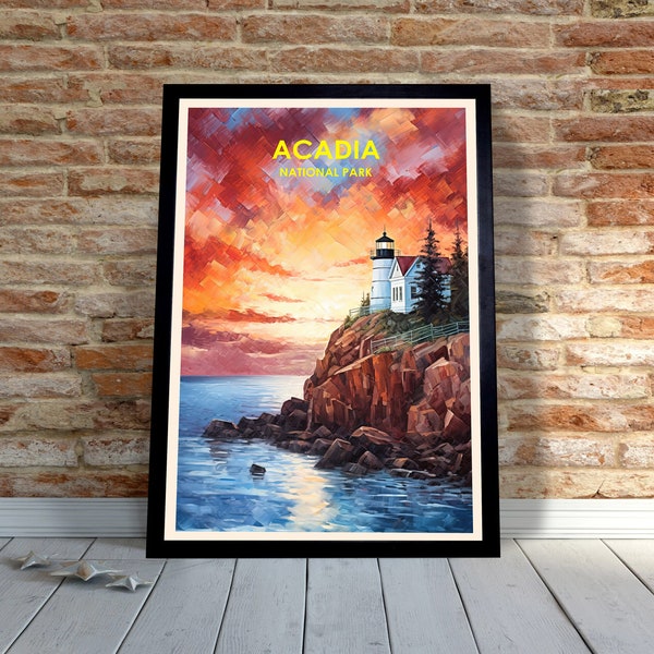 Acadia Print - Etsy