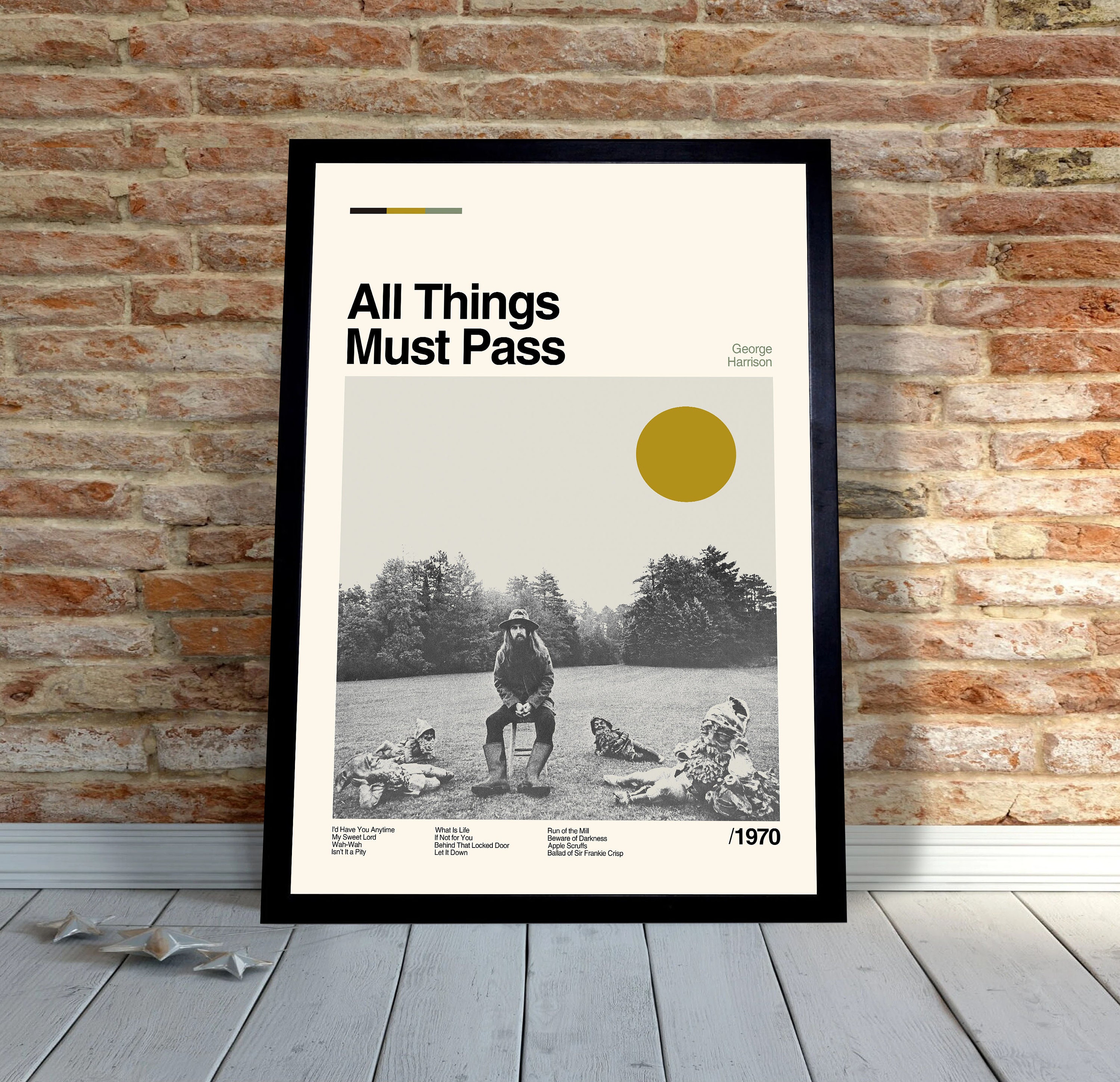 George Harrison All Things Must Pass Poster