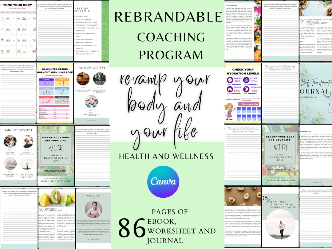 Done for You Revamp Your Body and Your Life Brandable Coaching Program ...