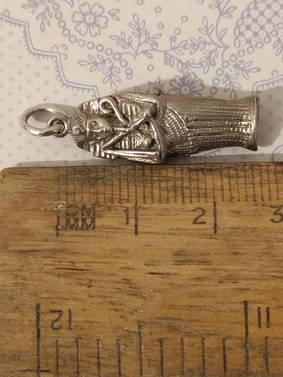 Vintage Egyptian Sarcophagus, Silver, CHIM, Pendant,o… - Gem