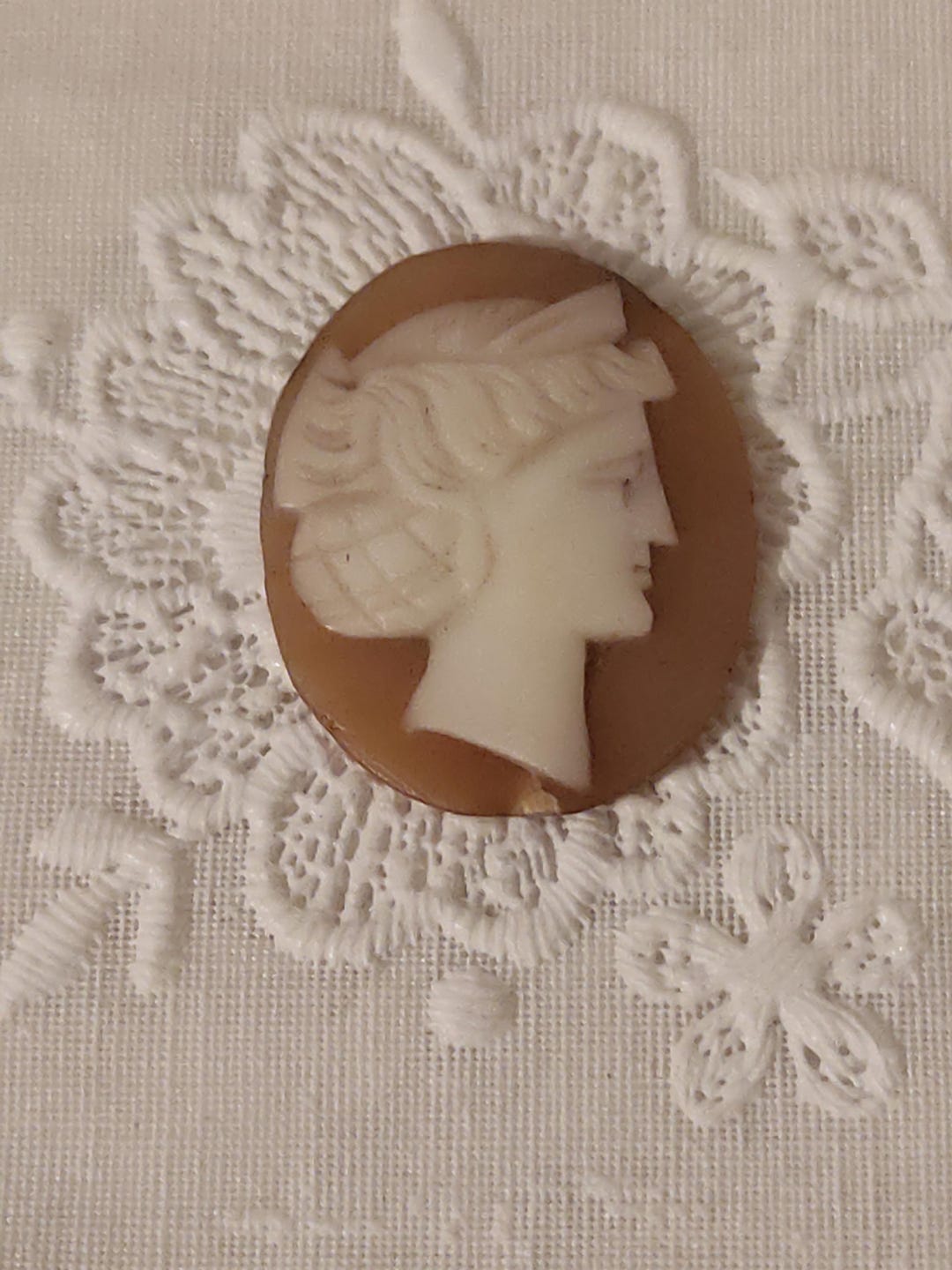 Antique Cameo to Mount, Unusual Elegant Lady,shell, Detailed Face and ...