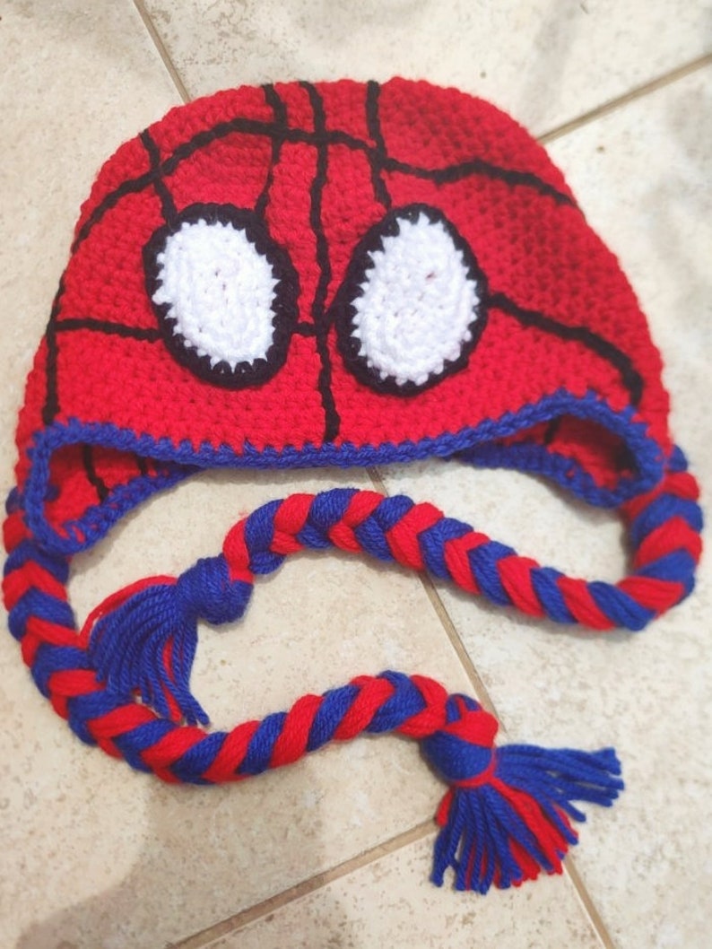 Crochet Spider Man Hat - Etsy