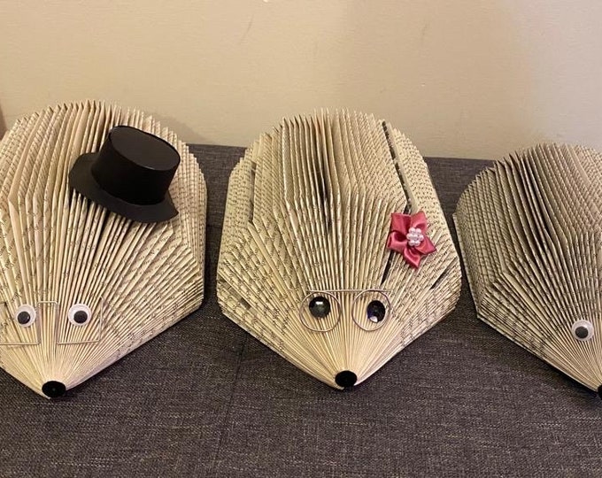 Small Paperbook Hedgehog - Etsy UK