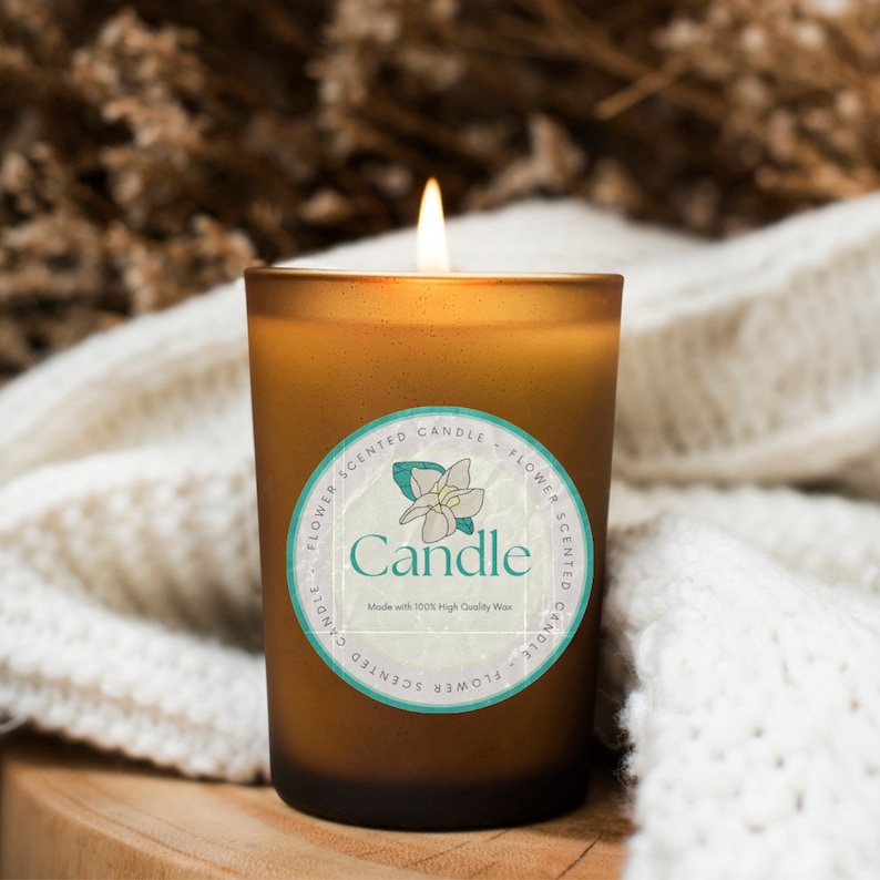 Editable Candle Label Bundle, Modern Candle Label Designs, Custom ...