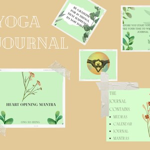 Your Ultimate Yoga Journal, Yoga Mantras, Yoga Mudras, Yoga Calendar ...