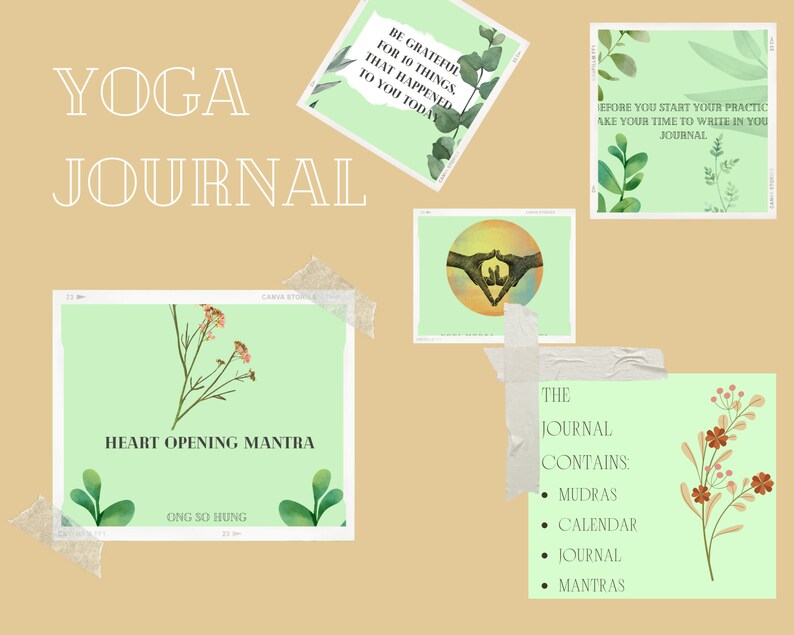 Your Ultimate Yoga Journal, Yoga Mantras, Yoga Mudras, Yoga Calendar ...
