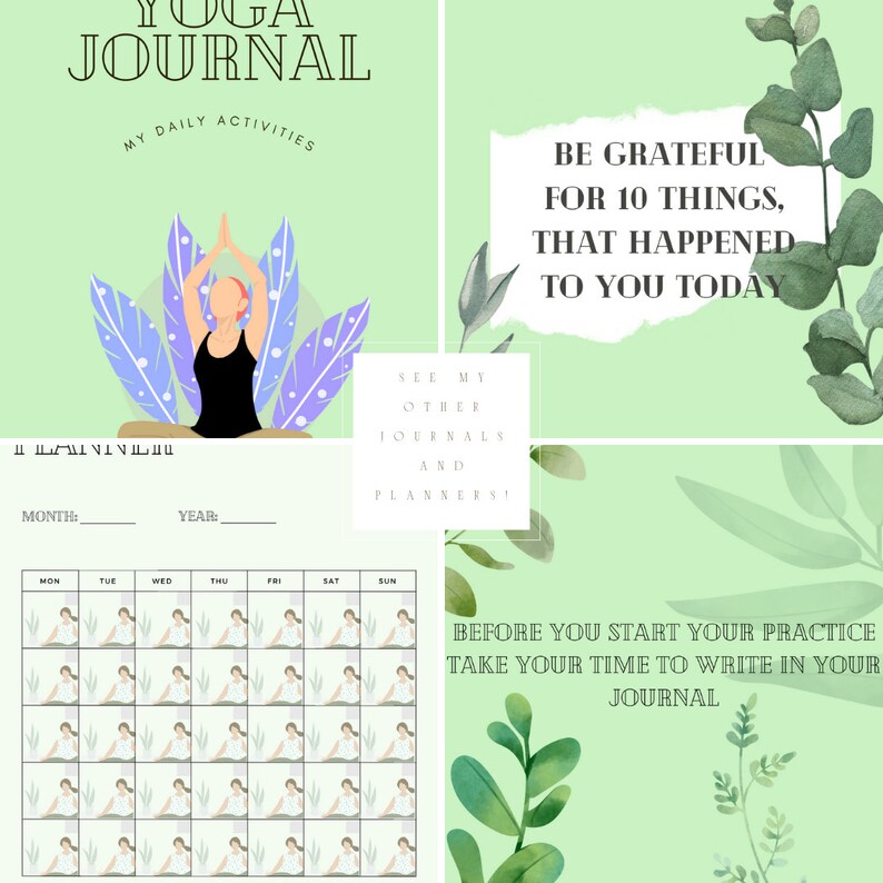 Printable Planner, Affirmation Planner, 7 Days Affirmations, Everyday ...