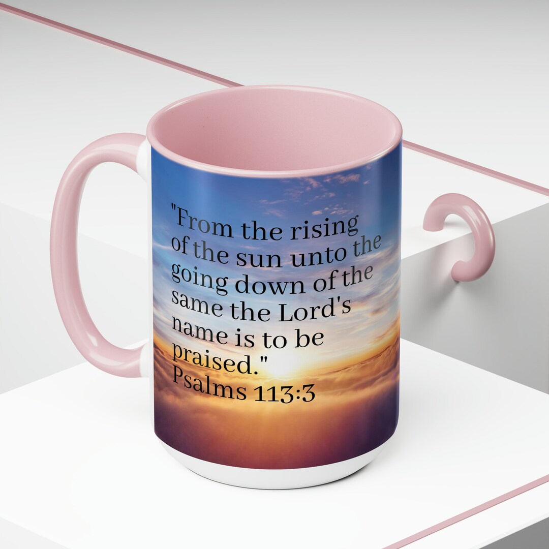 15 Oz, "from the Rising of the Sun" Two-tone Coffee Mugs - Etsy