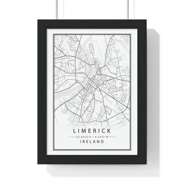 Dublin City Print, Street Map Art - Etsy