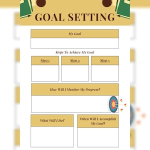 Goal Planning, Goal Setting, Digital Goal Planner, Goal Tracker ...