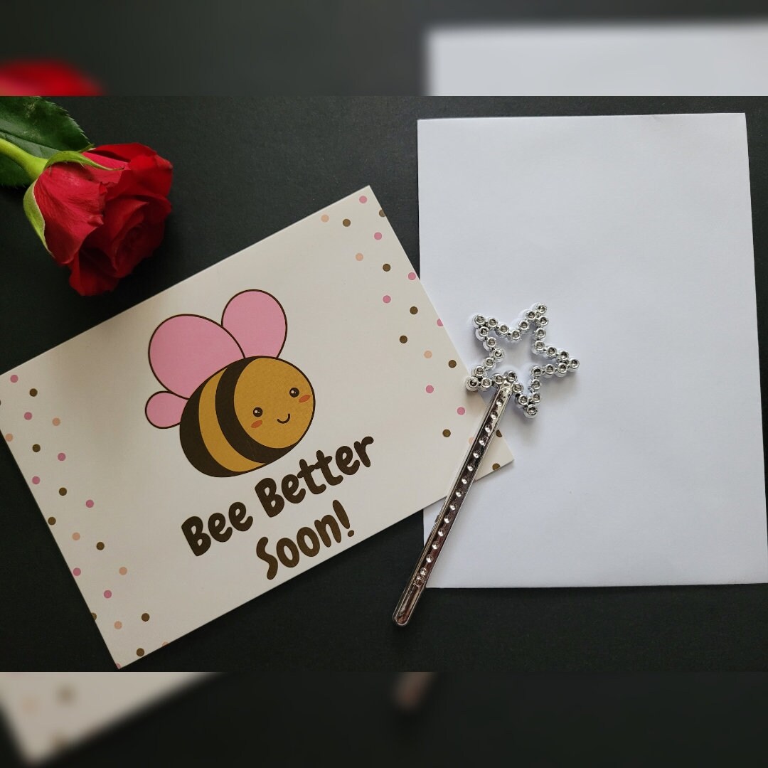 Get Well Soon Card, Be Better Soon, Get Well, Well Wishes, Speedy ...