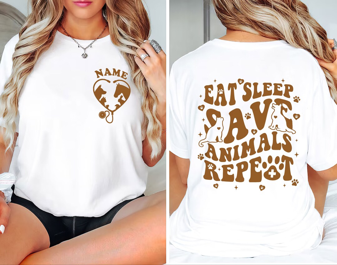 Custom Save Animals Shirt, Animal Rights Shirt, Veterinarian Shirt, Pet ...