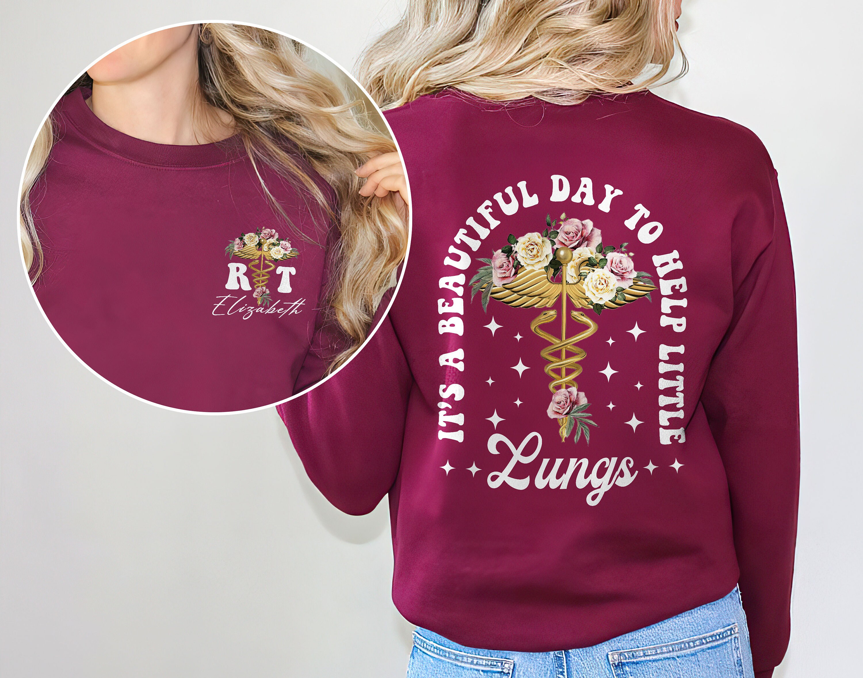 Personalized NICU Respiratory Therapy Shirt, Lung Therapist Shirt, Nicu ...