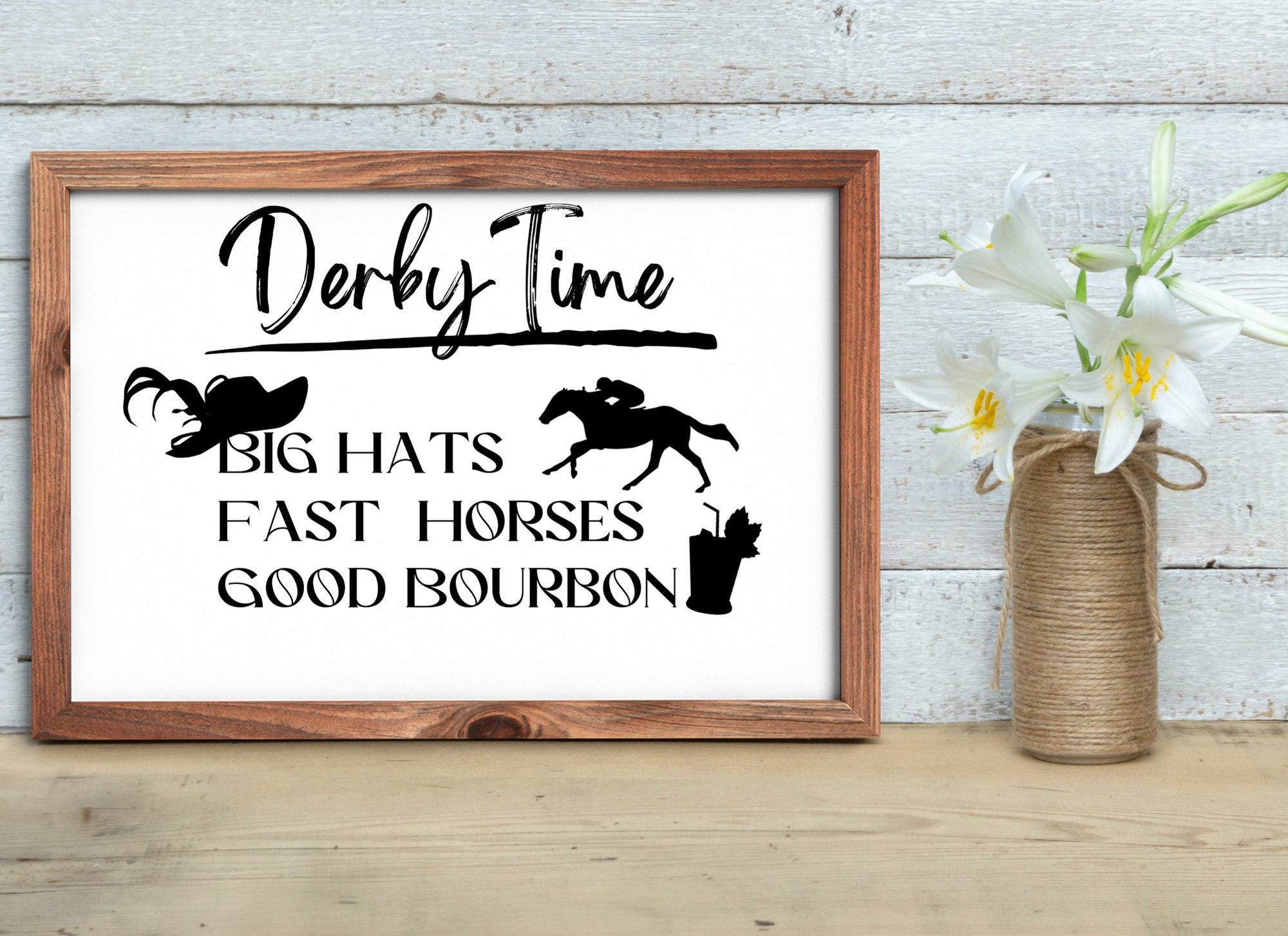 Kentucky Derby Party Printables PNG/SVG Cut File - Derby Design - Horse ...
