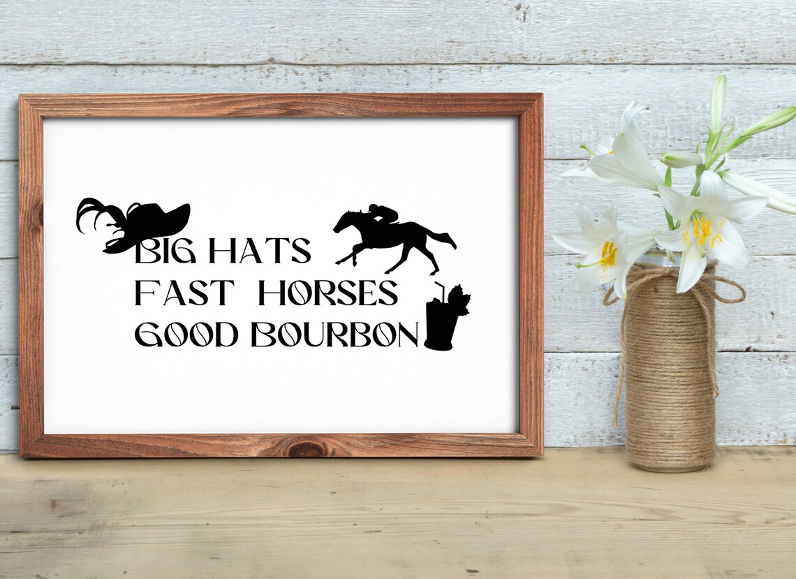 Kentucky Derby Party Printables PNG/SVG Cut File - Derby Design - Horse ...