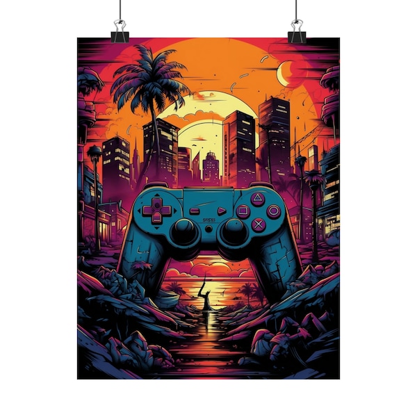 Ps5 Controller Poster - Etsy