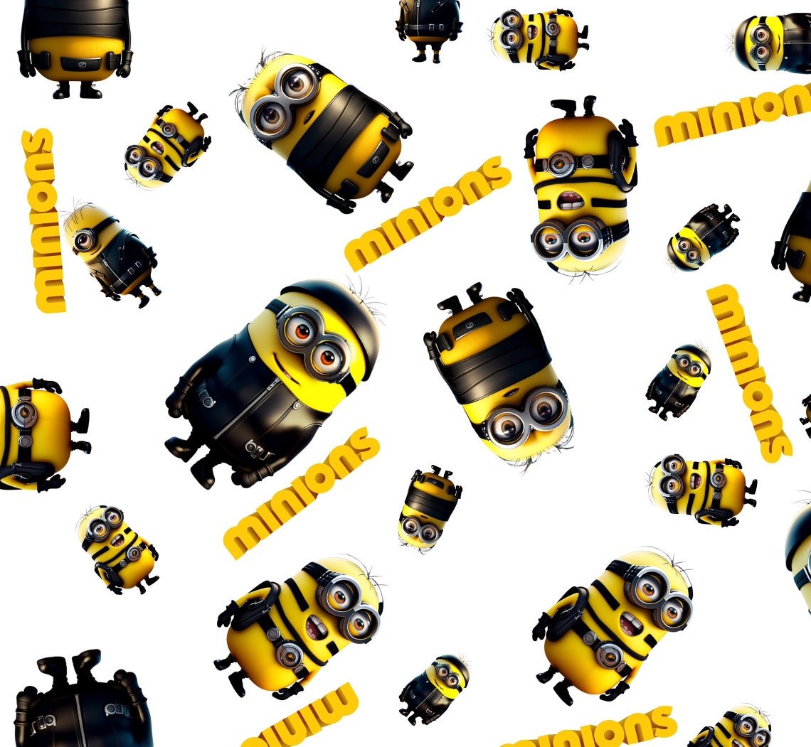 MINIONS Seamless Pattern, Digital Paper - Etsy