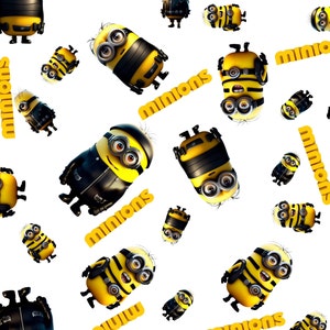 MINIONS Seamless Pattern, Digital Paper - Etsy