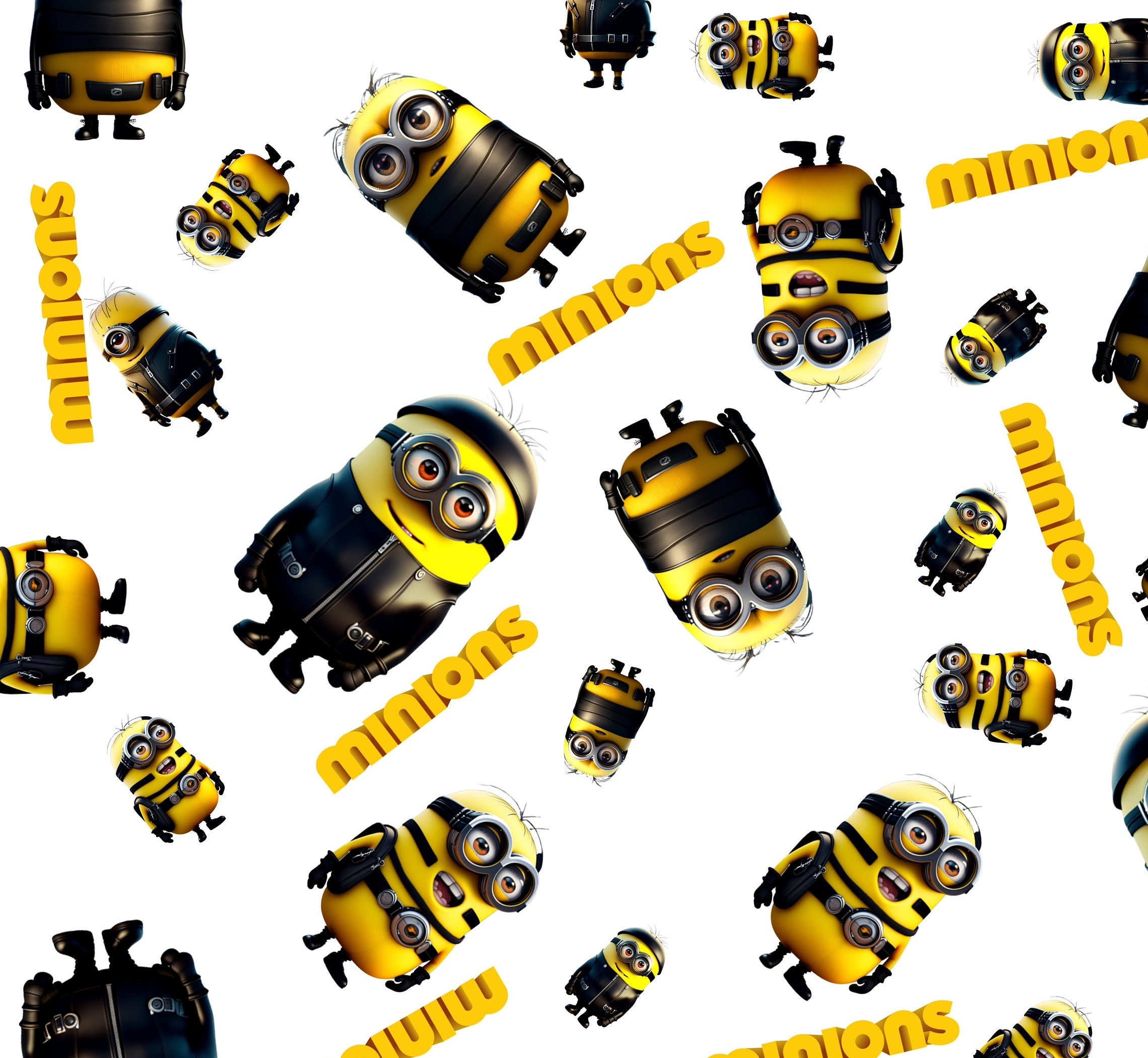 MINIONS Seamless Pattern, Digital Paper - Etsy