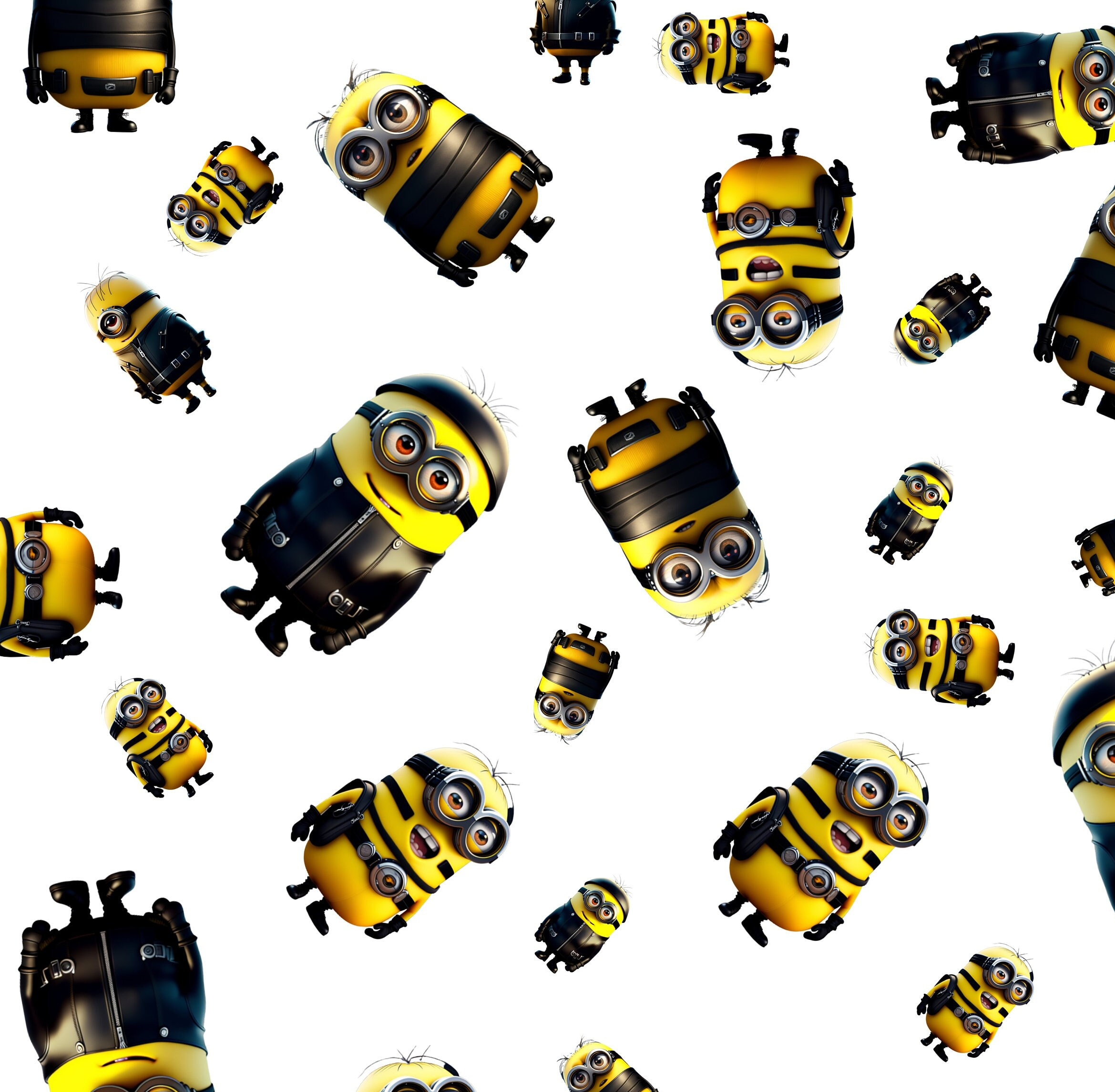 MINIONS Seamless Pattern, Digital Paper - Etsy