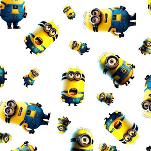 MINIONS Seamless Pattern, Digital Paper - Etsy