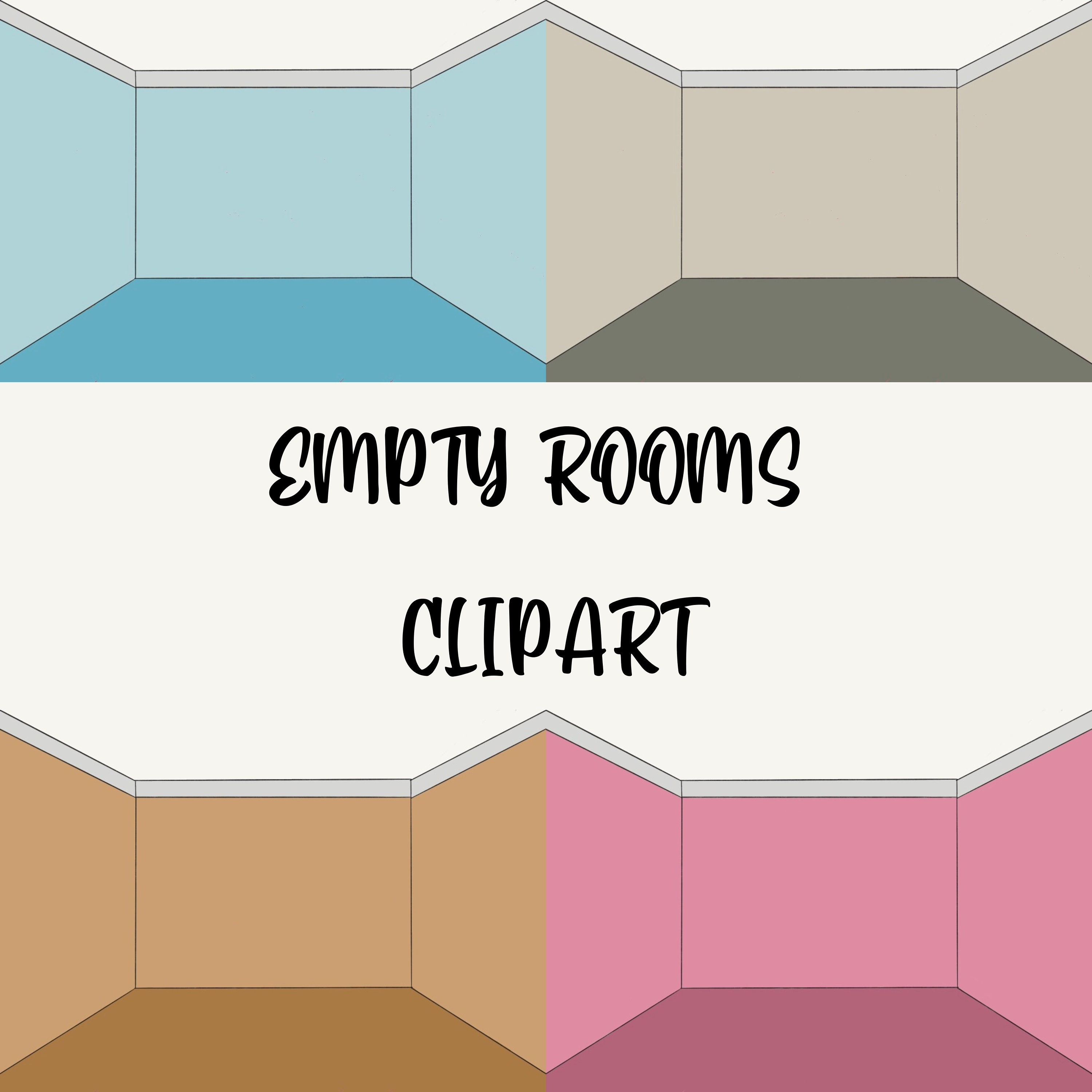 Empty Room Scene Clip Art Png - Etsy