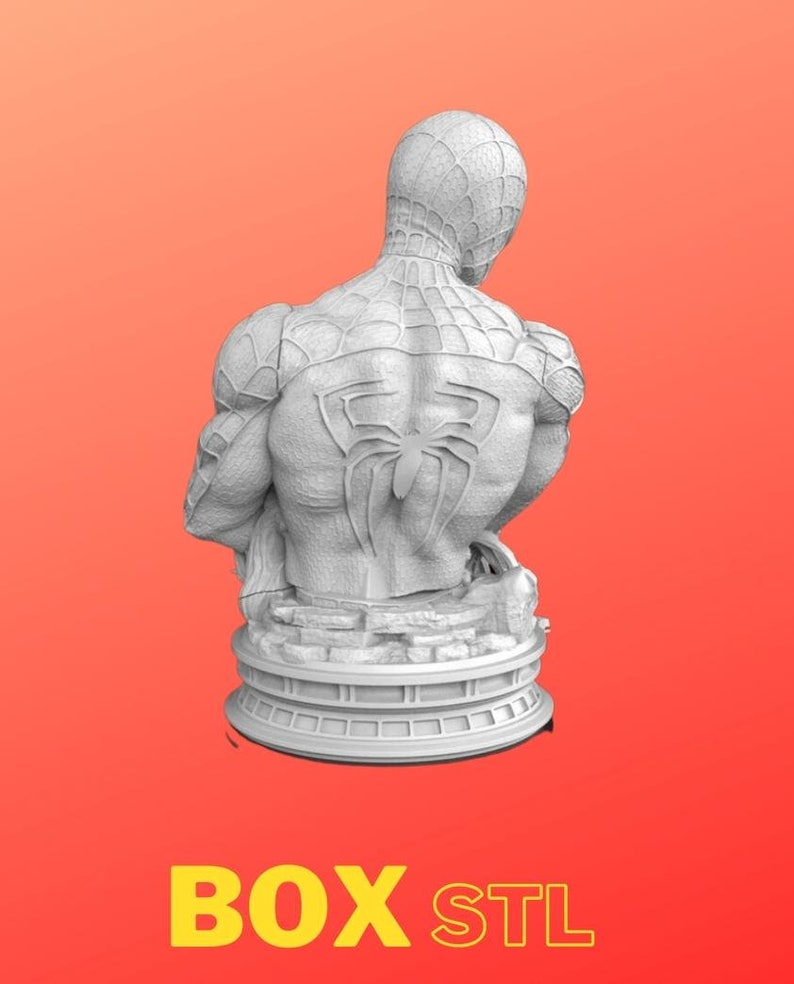 Spiderman Bust 3d Model STL - Etsy