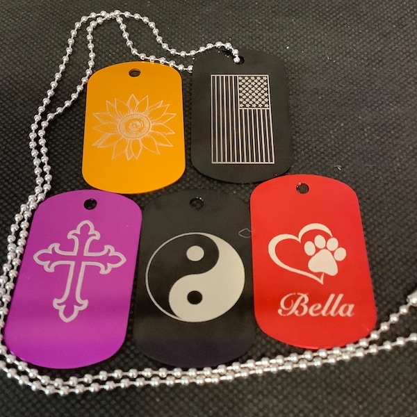 Military Engraved Tags - Etsy
