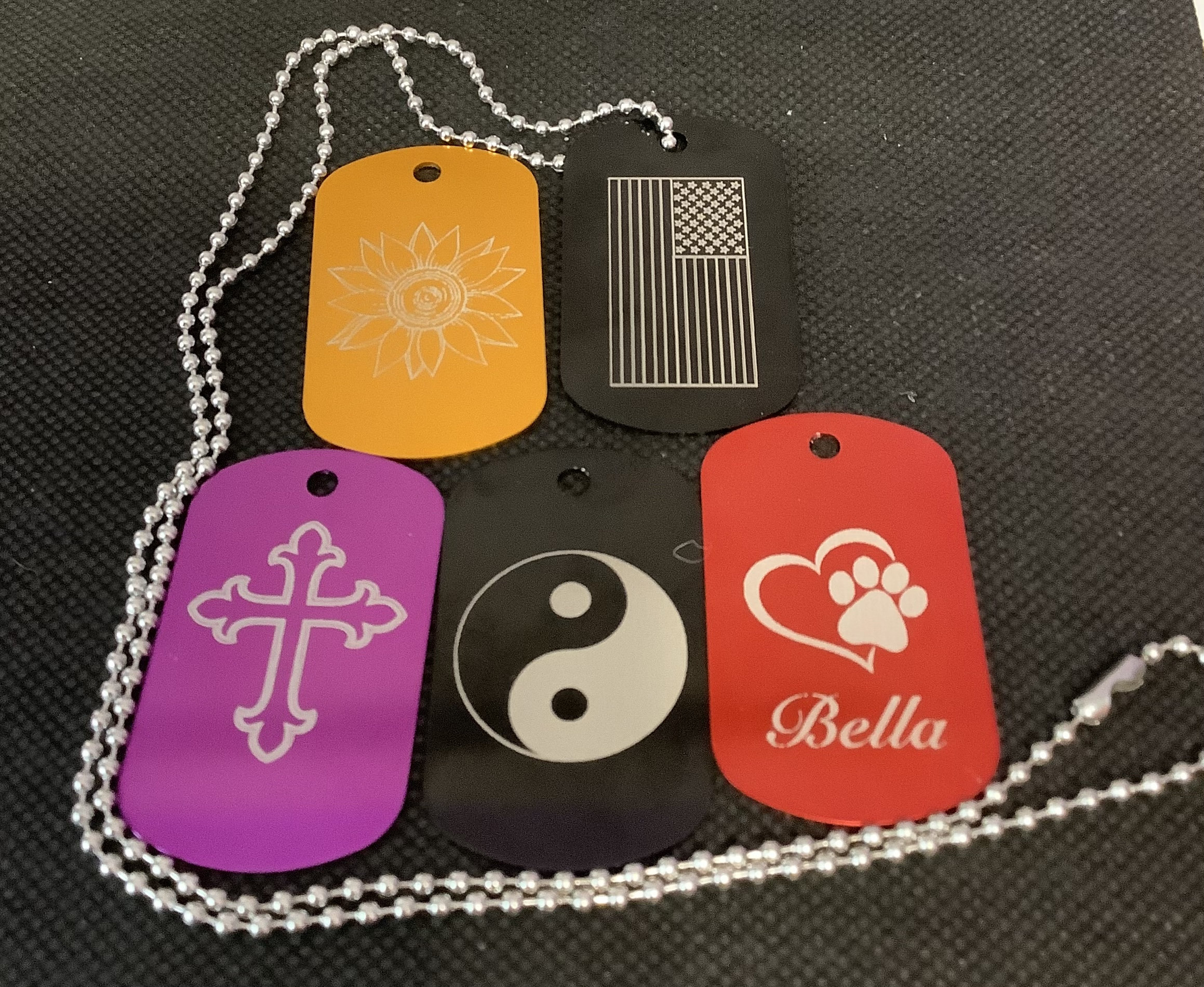 Custom Engraved Military Dog Tags - Etsy